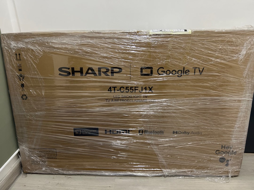 Sharp 55'' 4K UHD Google TV 4TC55FJ1X, TV & Home Appliances, TV ...