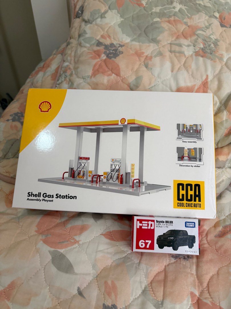Shell Gas Station Diorama, Hobbies & Toys, Toys & Games on Carousell