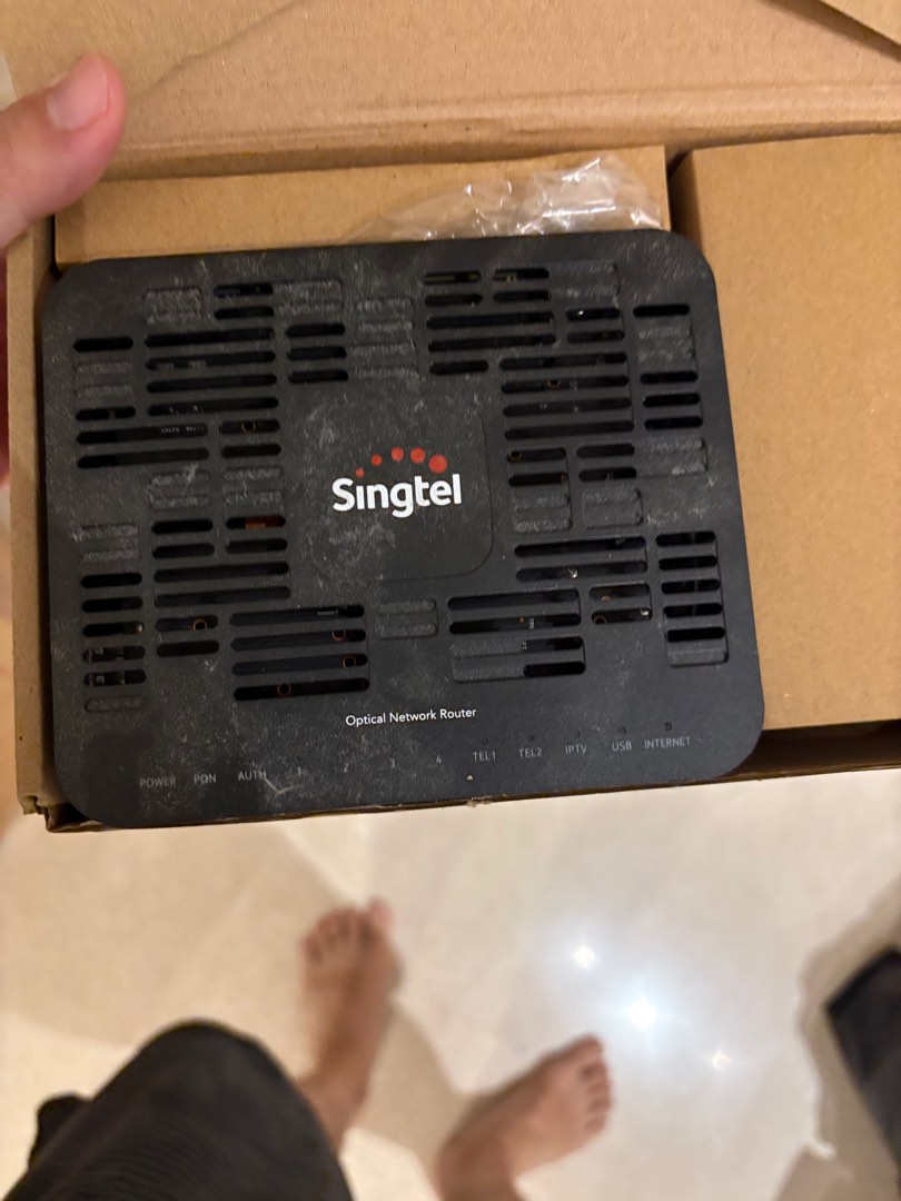 Singtel Optical Network Router, Computers & Tech, Parts & Accessories ...