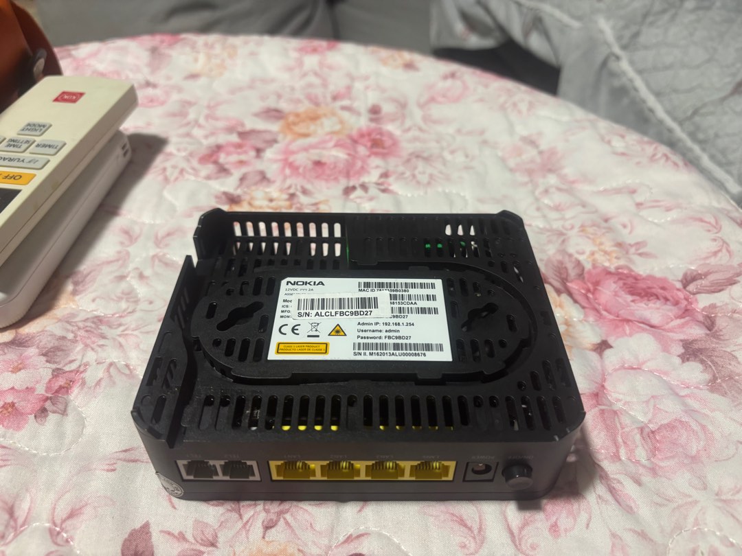 SingTel X Nokia Optical Network Router, Computers & Tech, Parts ...