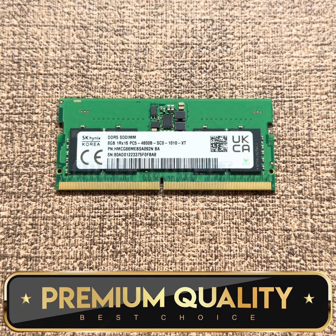 SK hynix DDR5 RAM 8GB 4800MHz Laptop Memory 8GB 1RX16 PC5-4800B-SC0-1010-XT on Carousell