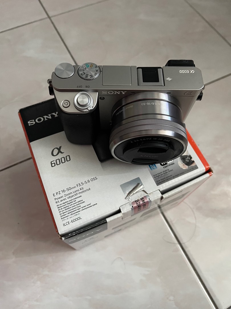 Sony A6000 with 16-50mm kit lens (box)(sc:6k), Photography, Cameras on ...