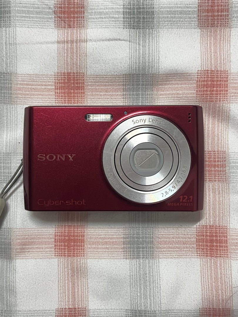 SONY Cybershot DSC-W510 Digicam in maroon red, Photography, Cameras on ...