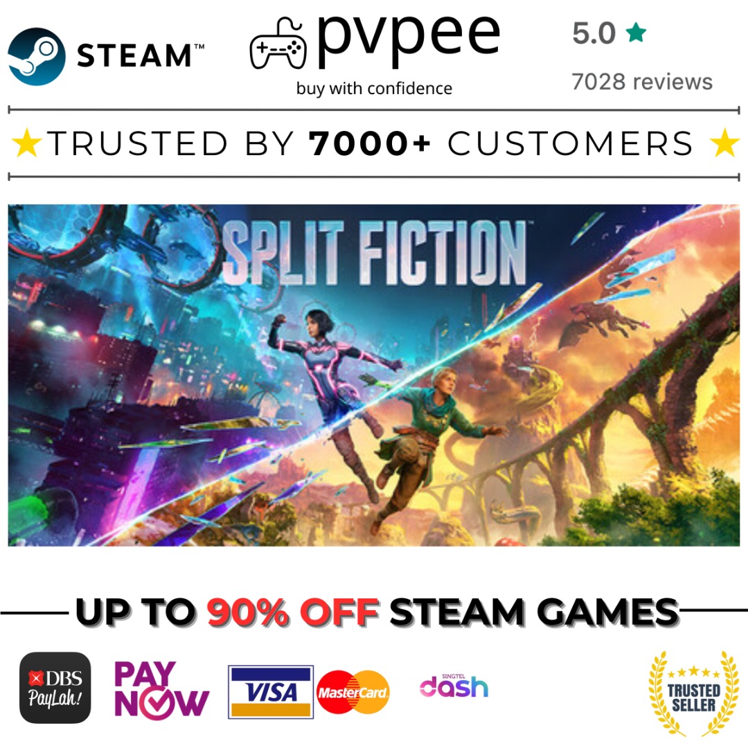 Split Fiction [Steam Games], Video Gaming, Video Games, Others on Carousell