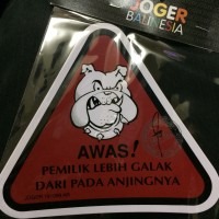 Sticker AWAS, Olshop Fashion, Olshop Pria di Carousell