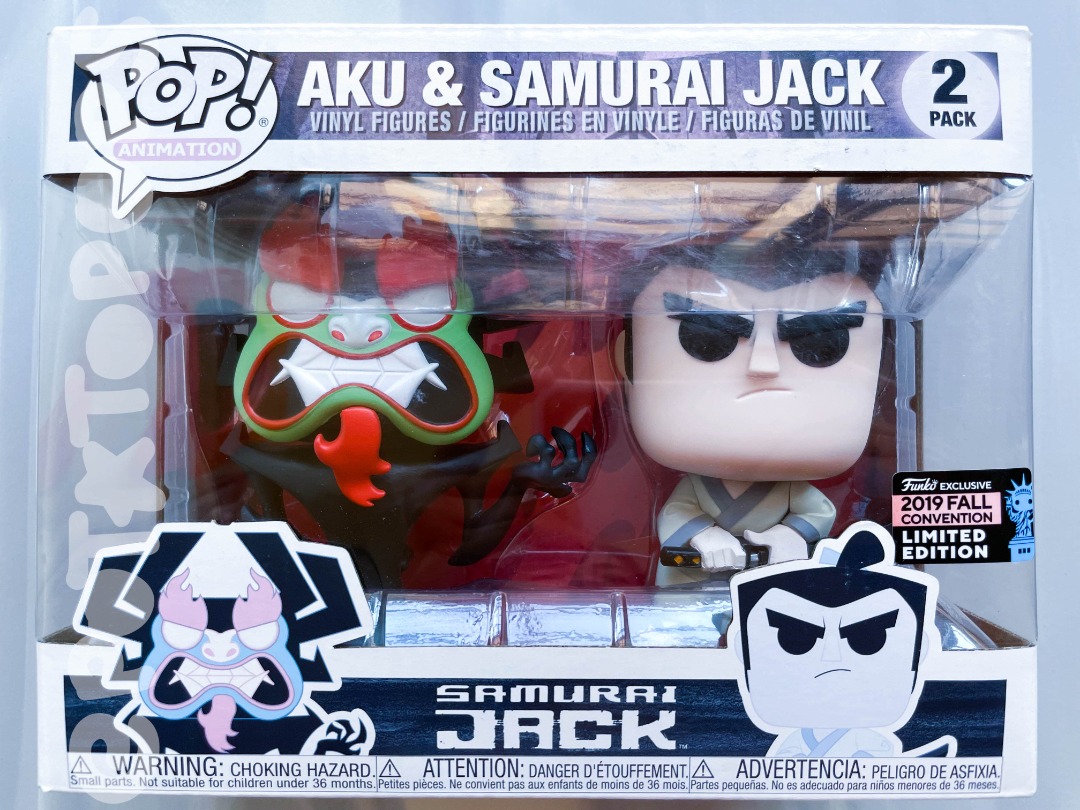 [SUN FADED BOX] Funko Pop Aku & Samurai Jack, Hobbies & Toys, Toys ...