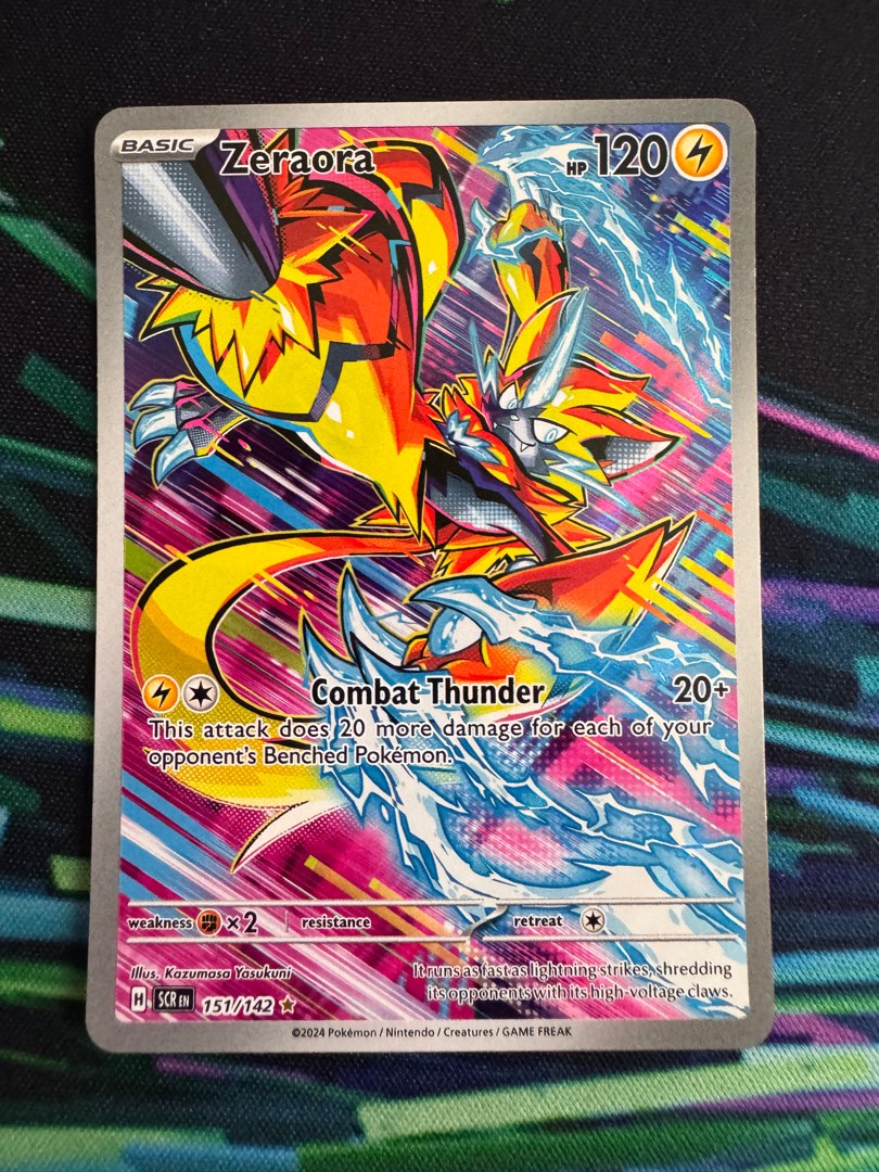SV7 - Zeraora IR, Hobbies & Toys, Memorabilia & Collectibles, Vintage ...