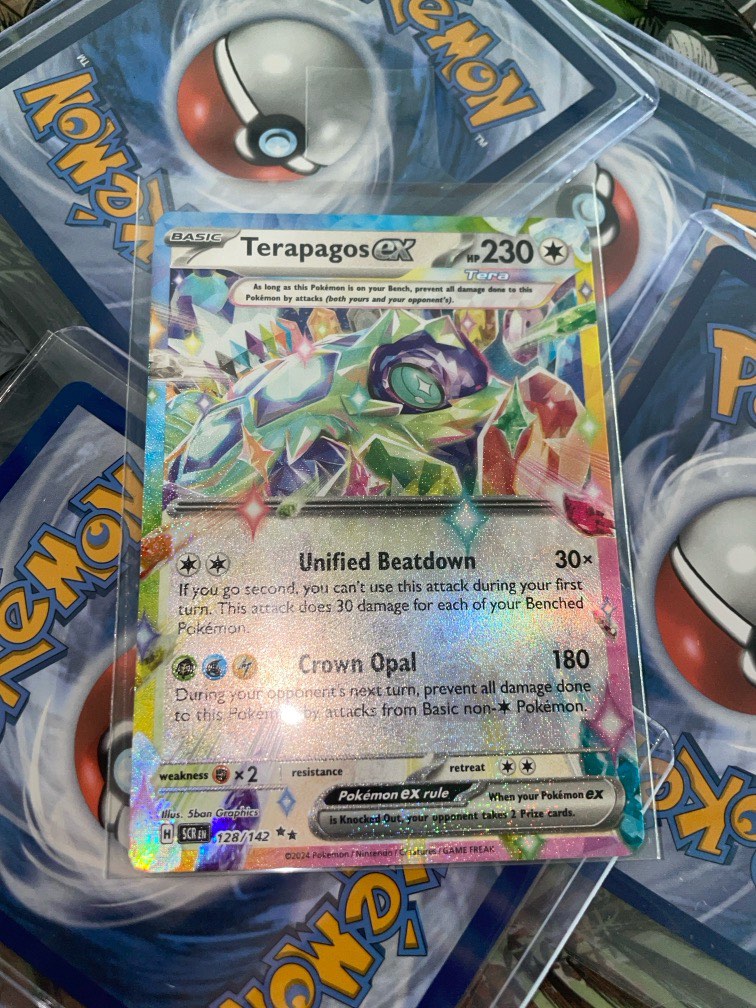 Terapagos EX POKÉMON, Hobbies & Toys, Toys & Games on Carousell