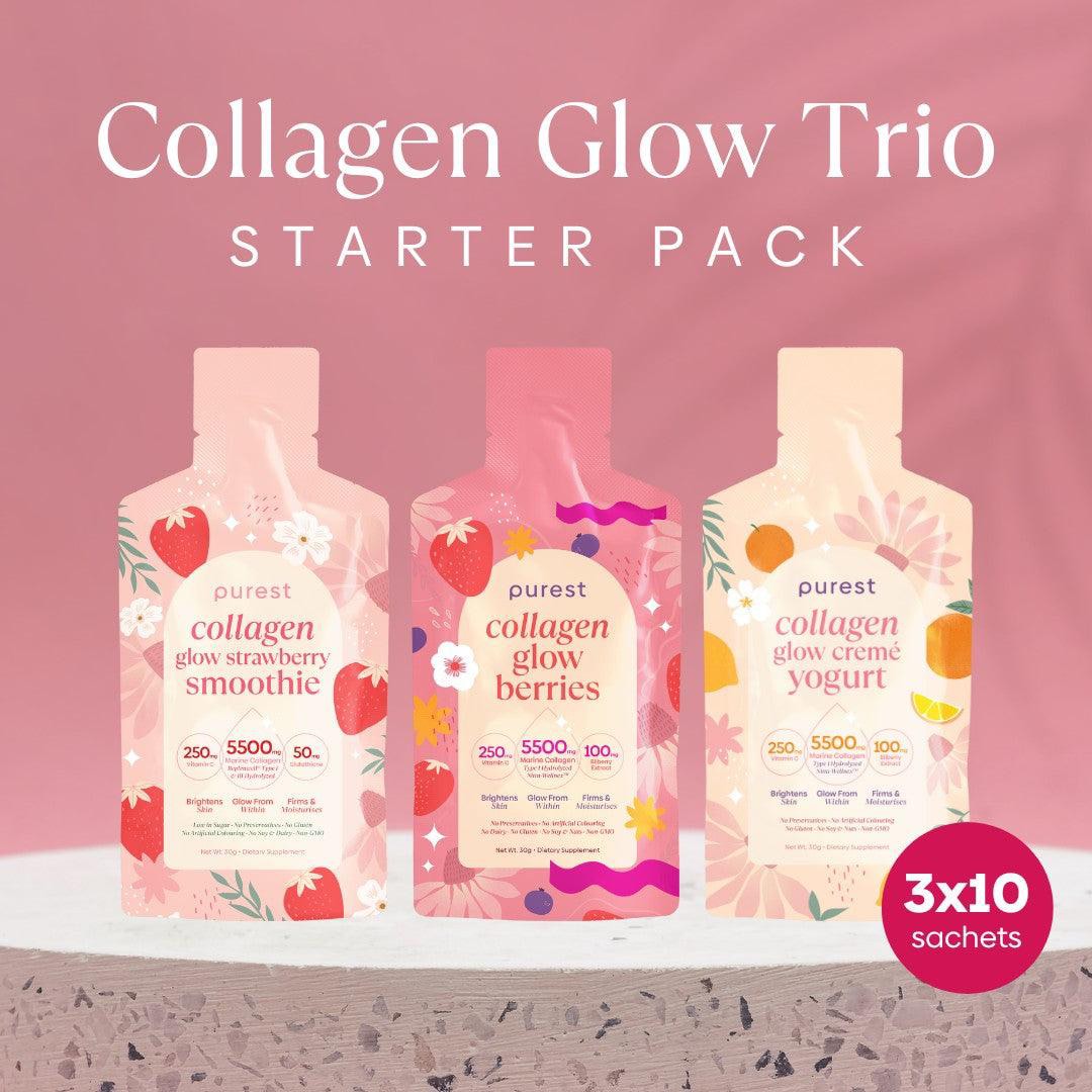 The Purest Co collagen Trio starter, Health & Nutrition, Health ...