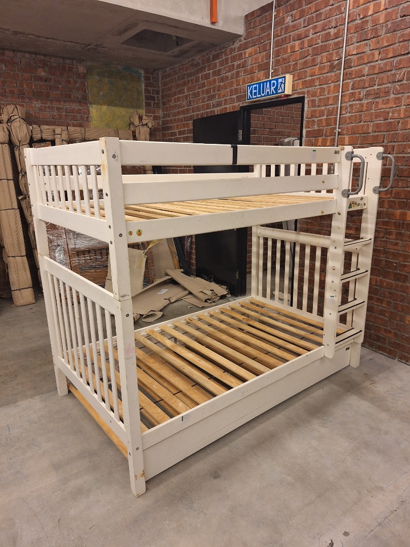Tomato KidZ Anastasia White Wooden Low Pull-Out Bunk Bed | Tomato KidZ ...