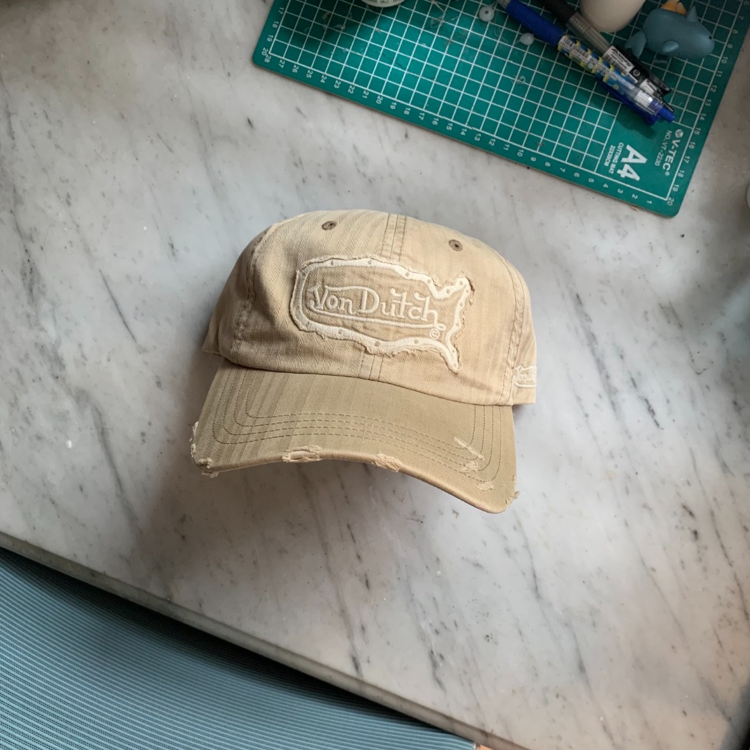 Topi Von Dutch Ripped Vintage Krem Vondutch not Ed Hardy True Religion ...