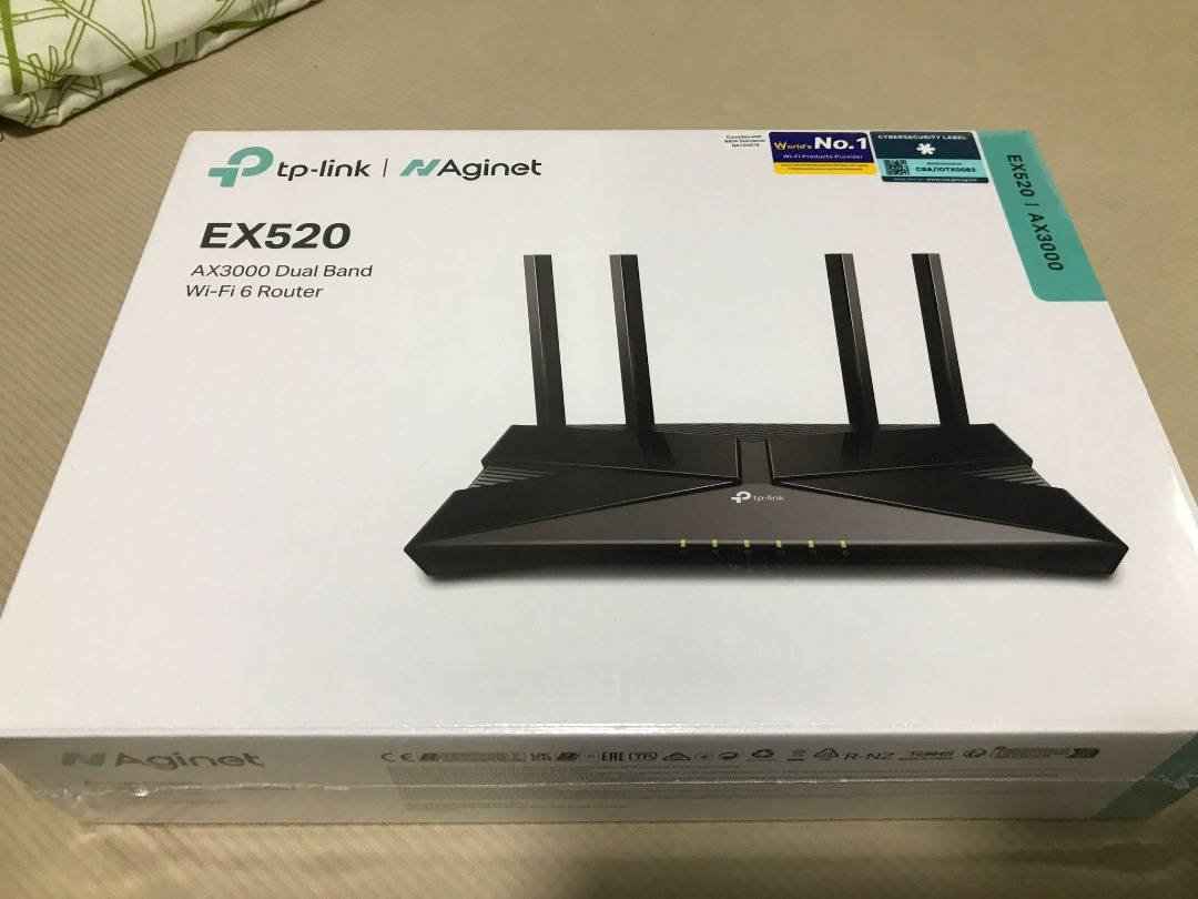 tp-link EX520 AX3000 Dual Band Wi-Fi 6 Router, Computers & Tech, Parts ...