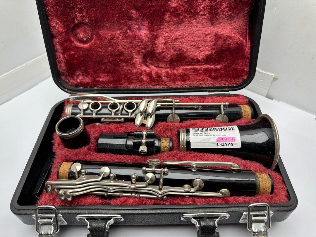 TP-(Price Drop) Yamaha YCL-24 5 Section Black Colour Clarinet (Full Set ...