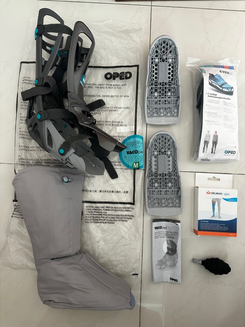 Vacoped Ankle Fracture/ leg Sprained walking boots, Health & Nutrition ...