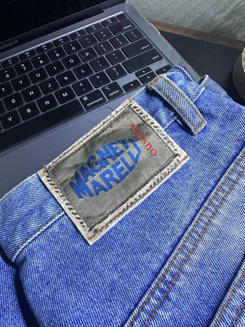 VINTAGE LUXURY F1 RACING FERRARI MAGNETI MARELLI DENIM JEANS, Men's ...