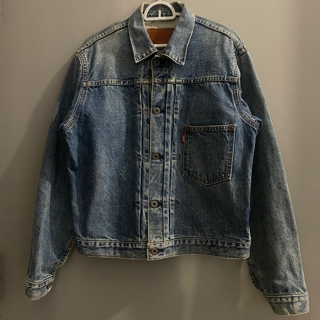 Vintage LVC Type-1 Selvedge BIG E Levis Denim Jacket, Men's Fashion ...
