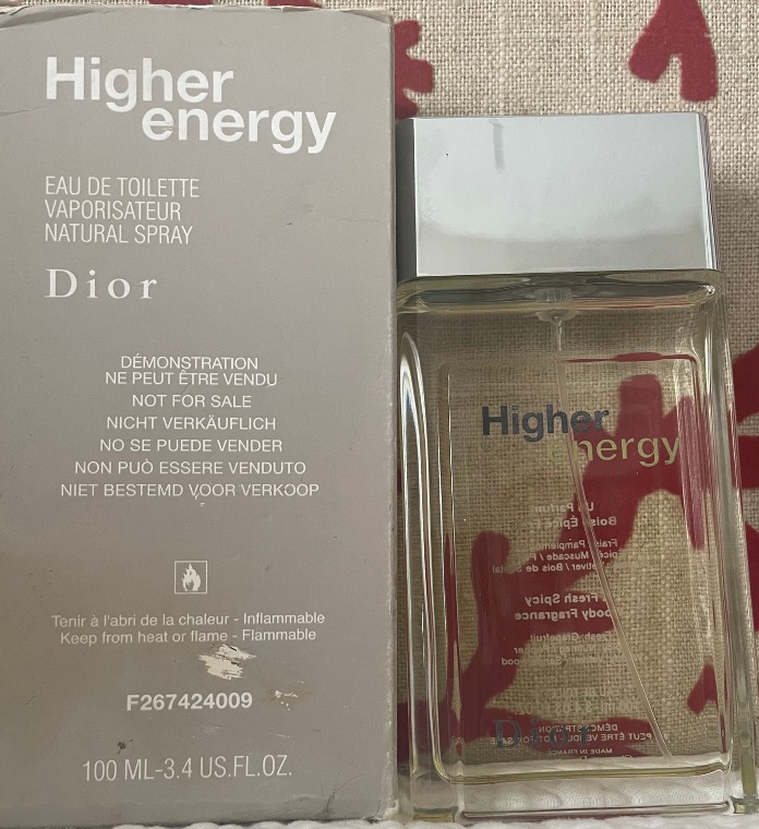 VINTAGE PERFUME TESTER: DIOR Higher Energy EDT 100 ml, Beauty ...