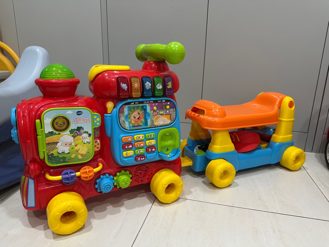 Vtech Push & Ride Alphabet Train, Babies & Kids, Infant Playtime on ...