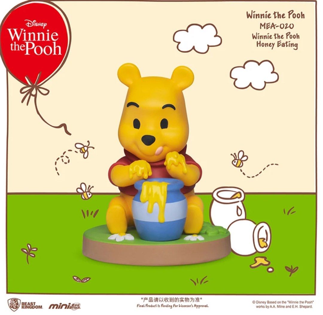 Winnie the Pooh Beast Kingdom Honey Pot Eating figurine figure, Hobbies ...