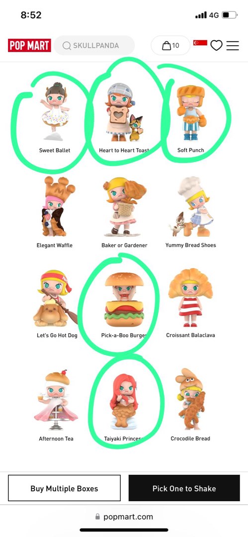 POPMART WTS BNIB/BNIF Molly Bread, Hobbies & Toys, Toys & Games on ...