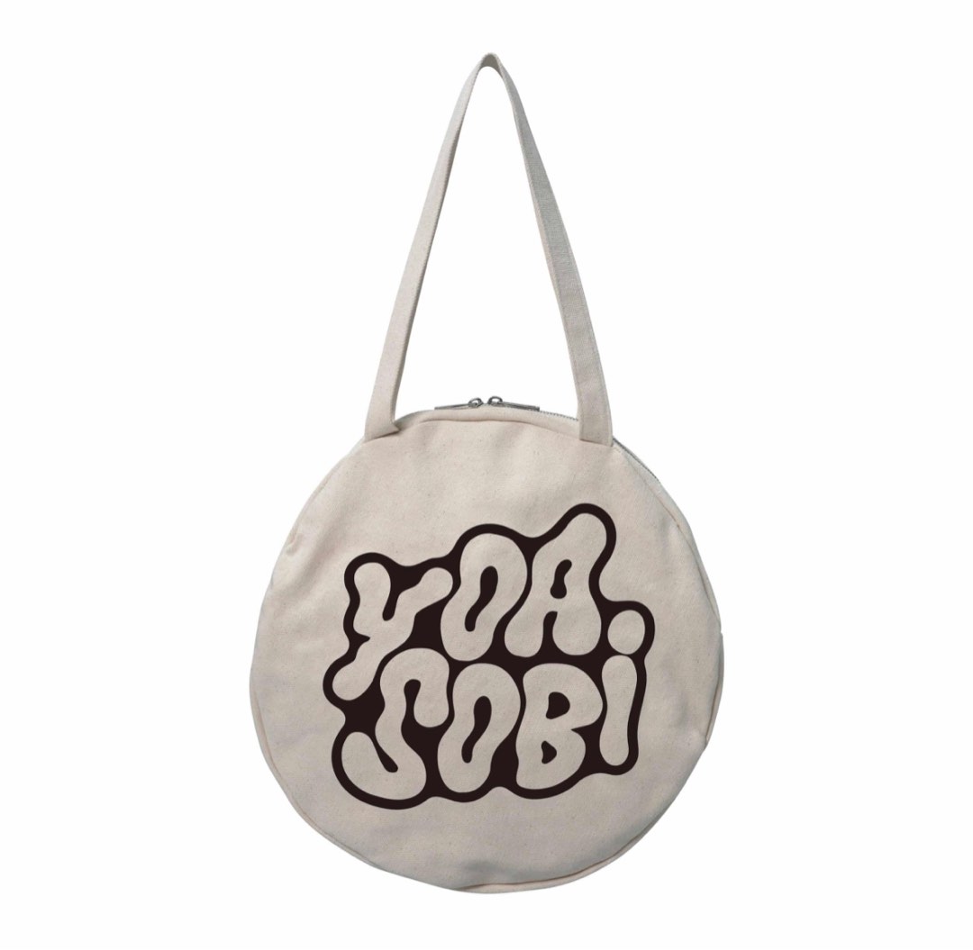 YOASOBI LIVE IN SG 2025 Official Merchandise - Round Tote Bag (Black ...