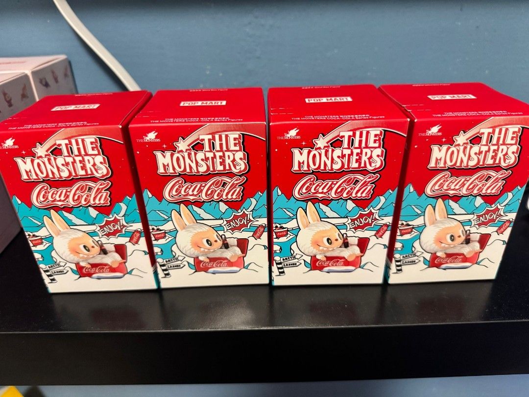 100% AUTHENTIC POPMART - Labubu x Coca Cola & Labubu Lazy Yoga, Hobbies ...