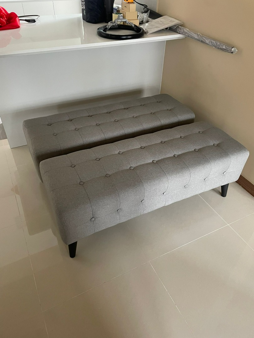 120CM BENCH WATERPROOF FABRIC /BEDROOM BENCH SINGAPORE HOLLYWOOD - FREE ...