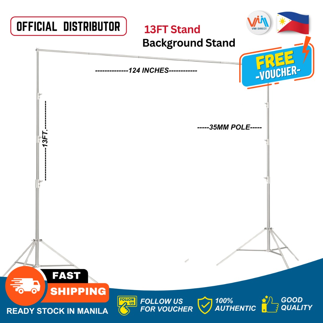 13Ft. Heavy Duty Seamless Background Stand Photo Video Studio 13ft ...