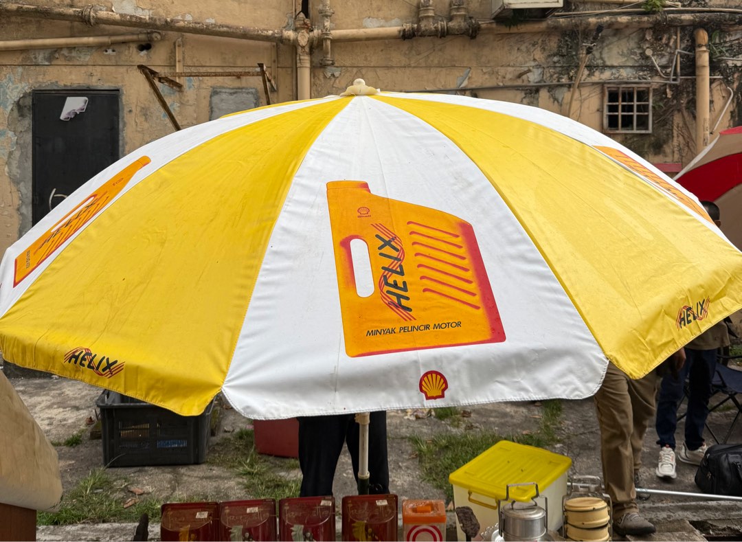 1990s Payung Niaga Besar SHELL HELIX Vintage Umbrella, Everything Else ...