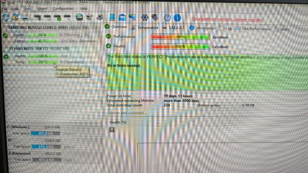 1tb External Hard Disk Seagate Expansion Portable Drive Ada 2 Unit Computers And Tech Parts