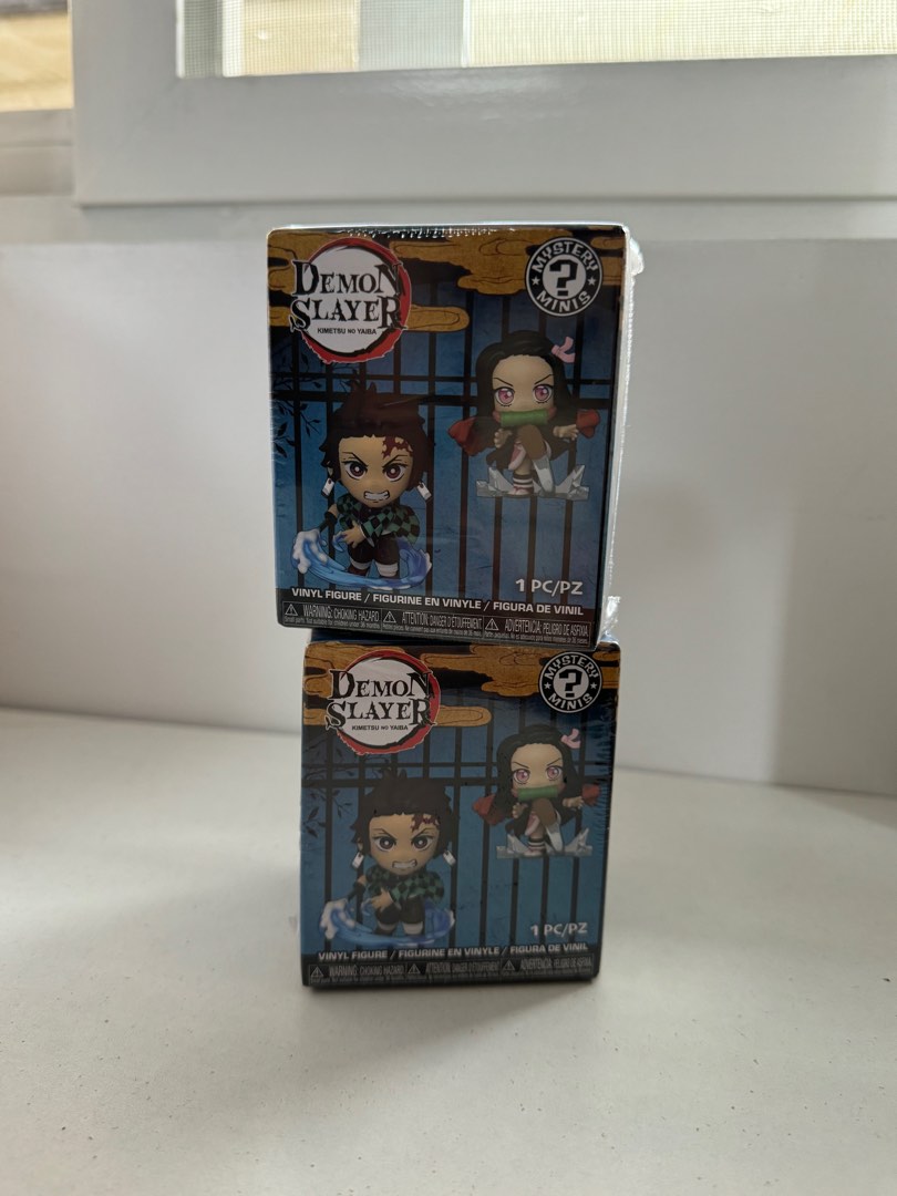 2 DEMON SLAYER Mystery Mini FUNKO POP Blind Box Sealed, Hobbies & Toys ...