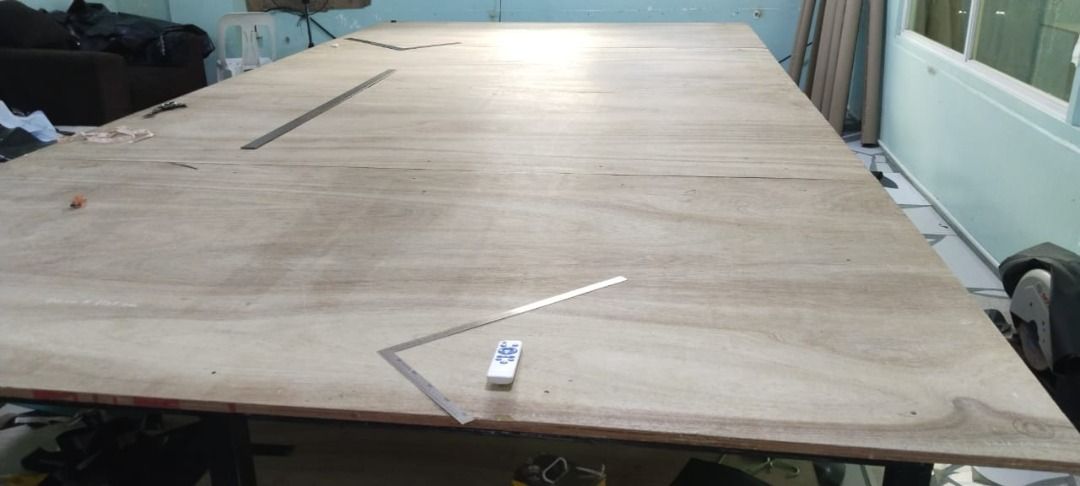 4 Heavy-Duty Plywood Work Tables (4ft x 8ft), Commercial & Industrial ...