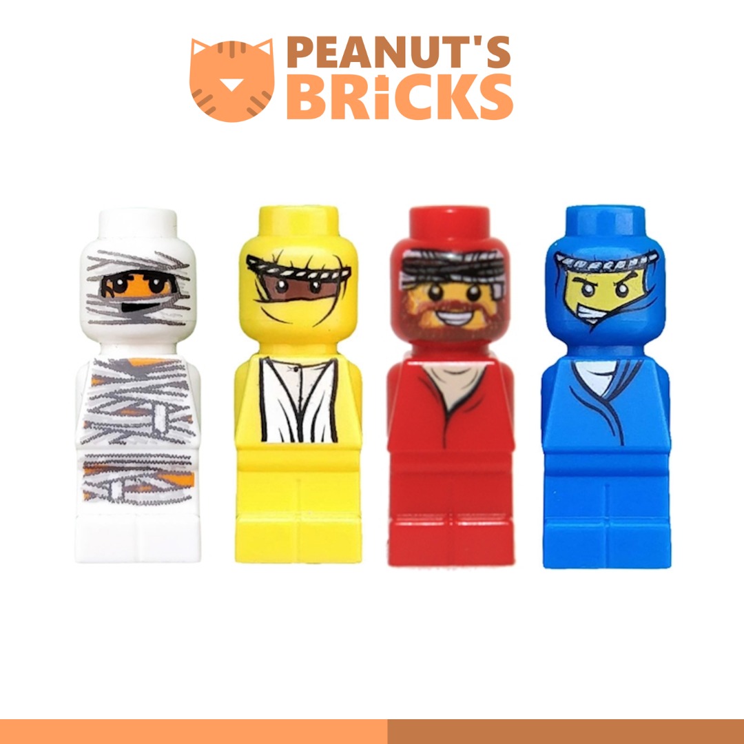 85863pb Lego Microfigure Ramses Pyramid Mummy & Adventurers (Set of 4 ...