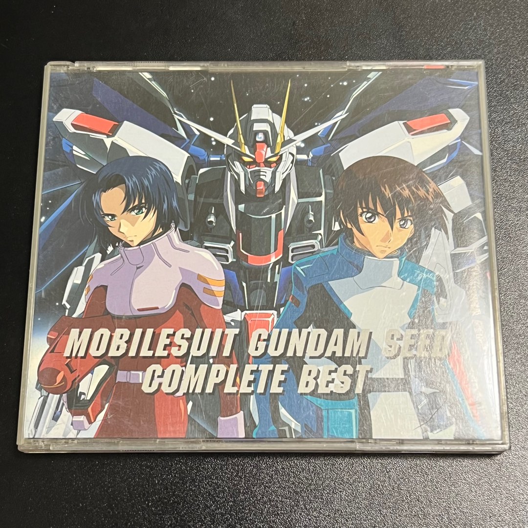 動畫 鋼彈 機動戰士 主題曲精選 Mobilesuit Gundam seed Complete Best CD 港版 碟無刮 , 書籍、休閒與玩具, 樂器、音樂相關, CD、DVD在旋轉拍賣
