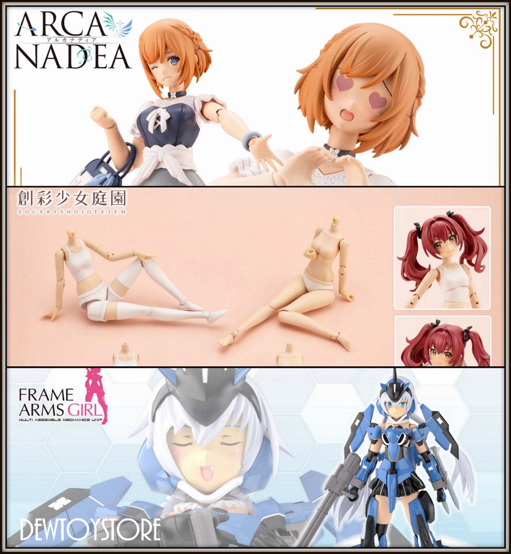 ⭐️ [𝗣𝗿𝗲-𝗼𝗿𝗱𝗲𝗿] Kotobukiya Girlpla Plamo Plastic Model Kit - AR009 Arcanadea - Lumitea ReACT-iF ...