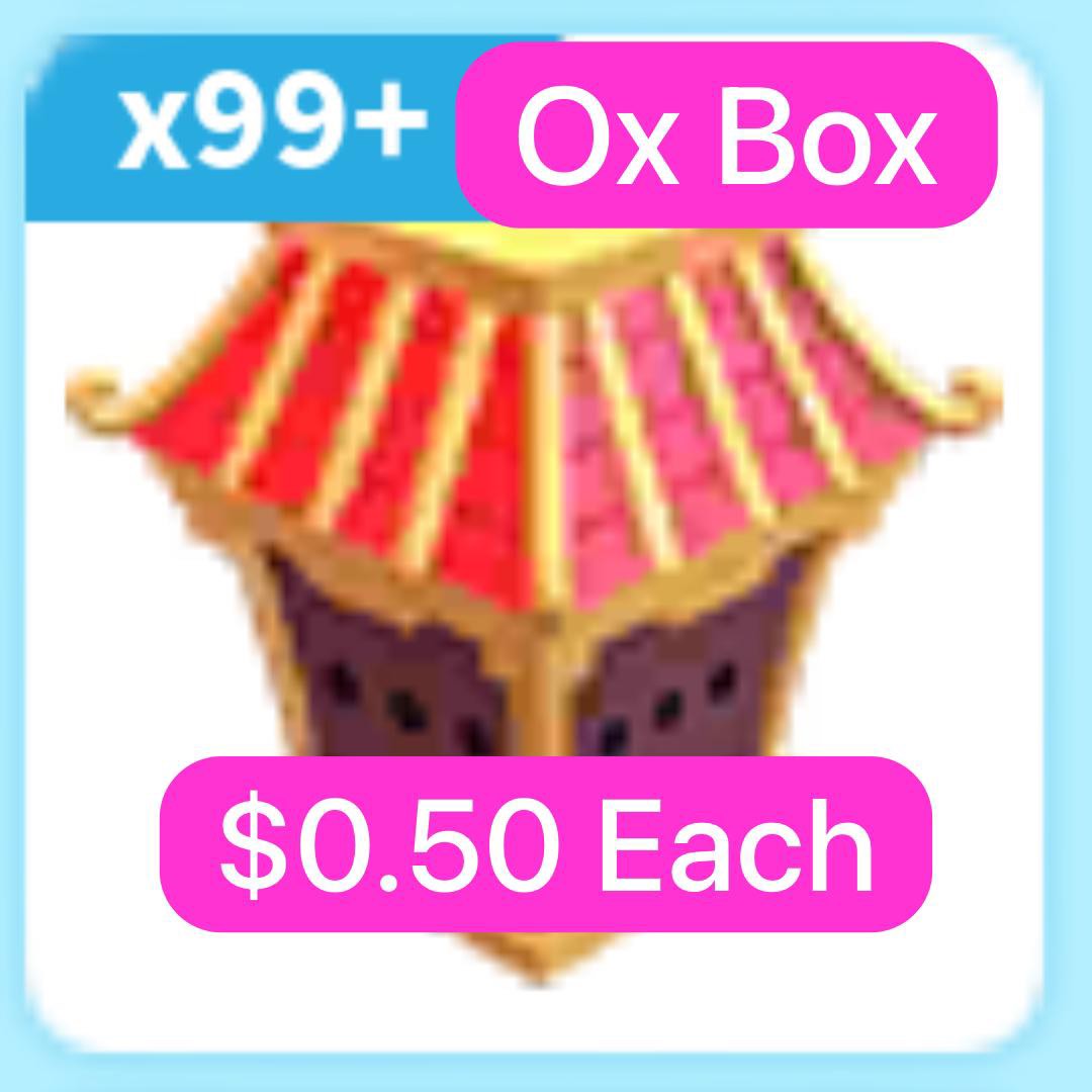 Adopt Me Ox Box, Video Gaming, Gaming Accessories, In-Game Products on ...