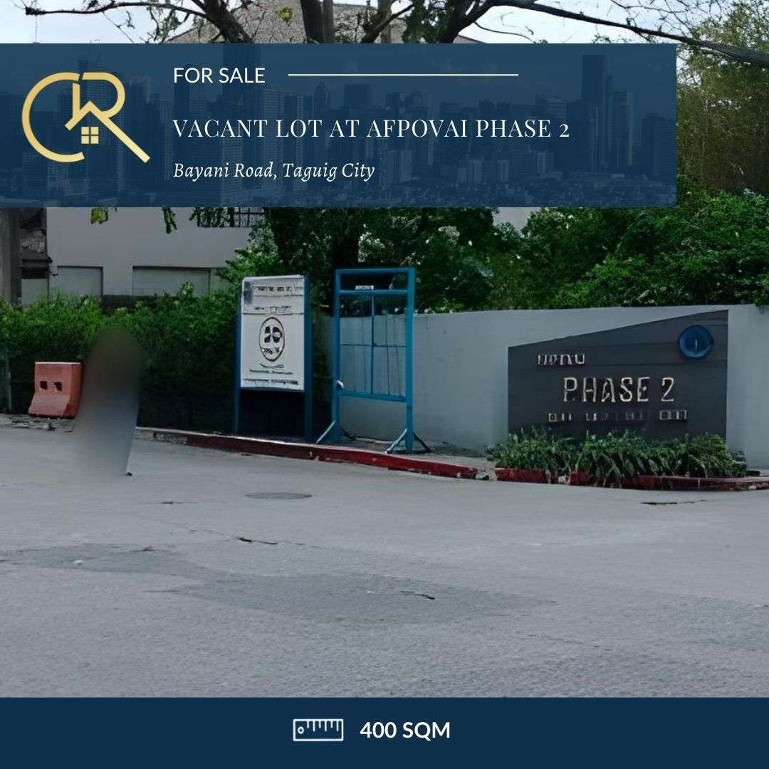 AFPOVAI Phase 2, Taguig City Residential Lot For Sale, Property, For ...