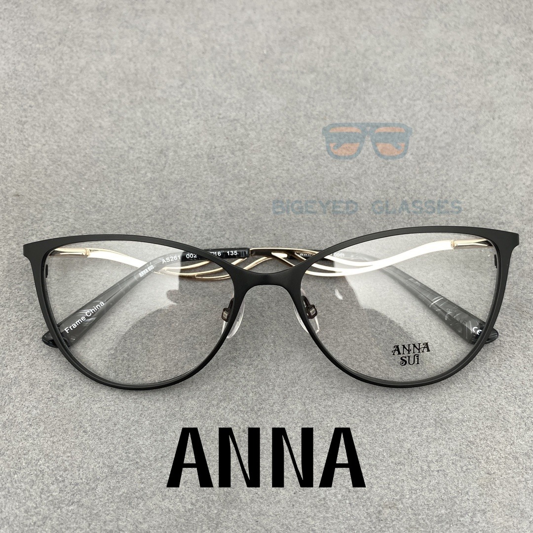 ANNA SUI AS261 尺碼53-16-135 提供驗光度數可配鏡, 女裝, 手錶及配件, 眼鏡 - Carousell