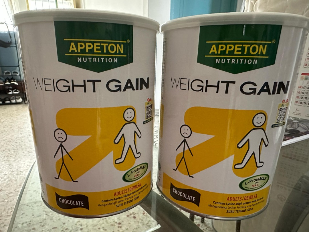 APPETON WEIGHT GAIN Chocolate 900G / High Protein Milk / Supplement ...