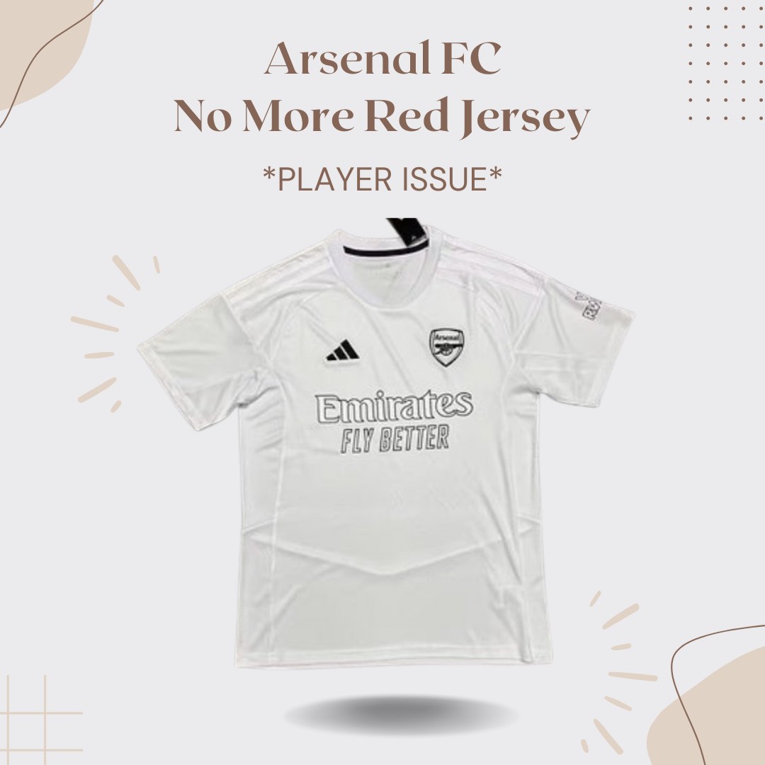 Arsenal No More Red Special Edition Football Jersey Baju Jersi Bola ...