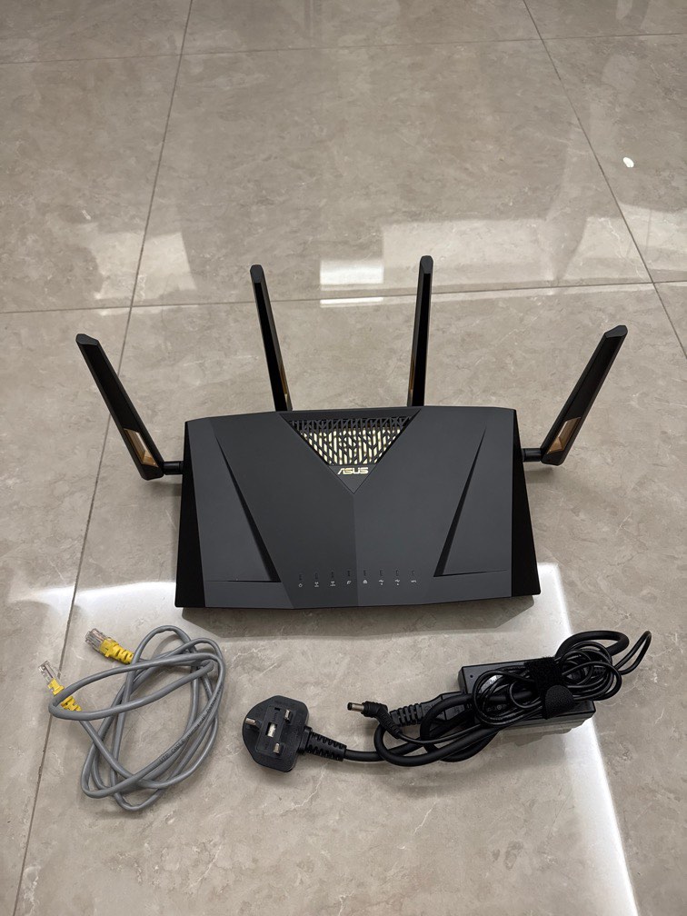 Asus RT AX-88U AX6000 Dual Band WiFi 6 (802.11ax) Router, Computers ...