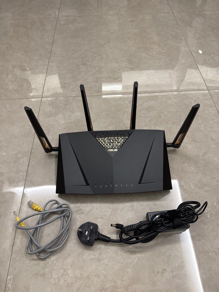 Asus RT AX-88U AX6000 Dual Band WiFi 6 (802.11ax) Router, Computers ...