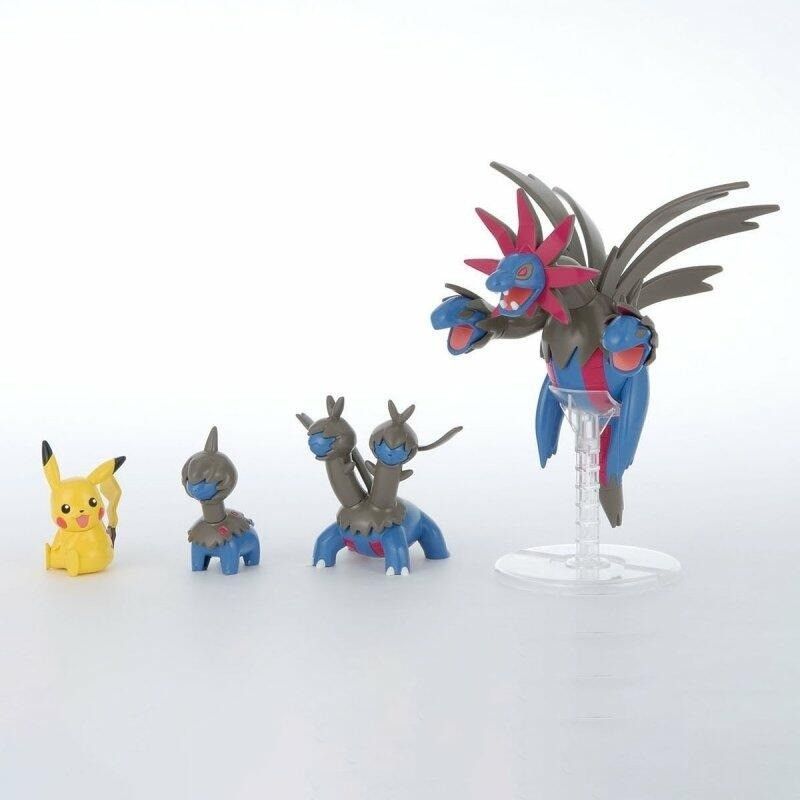 Bandai Pokemon Plamo Collection 22 Sazandora (Hydreigon) Evolution Set ...