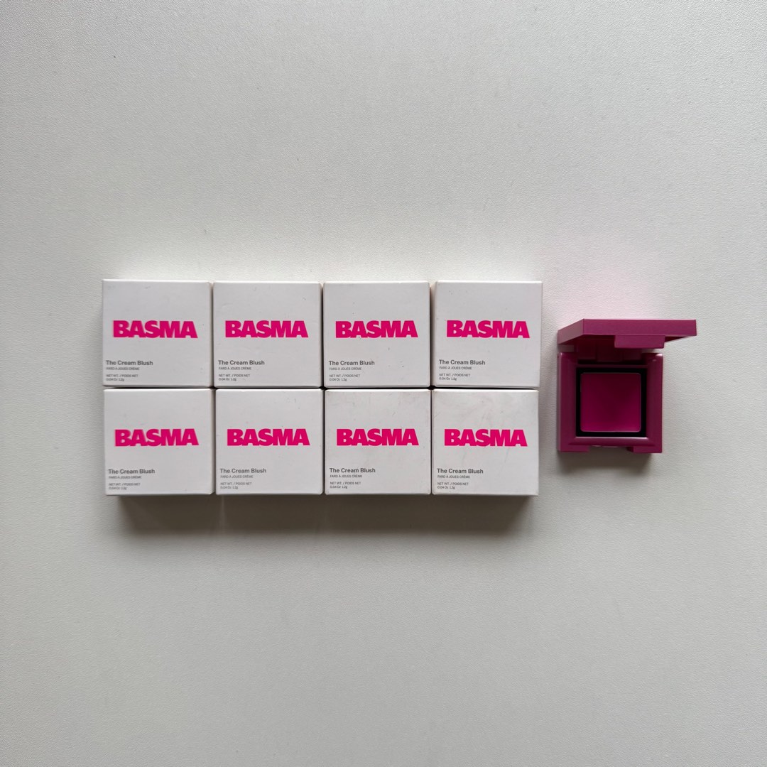 Basma Mini Cream Blush shade Fuchsia, Beauty & Personal Care, Face ...