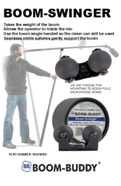 BOOM-BUDDY BOOM SWINGER Boom pole solution, Audio, Other Audio ...