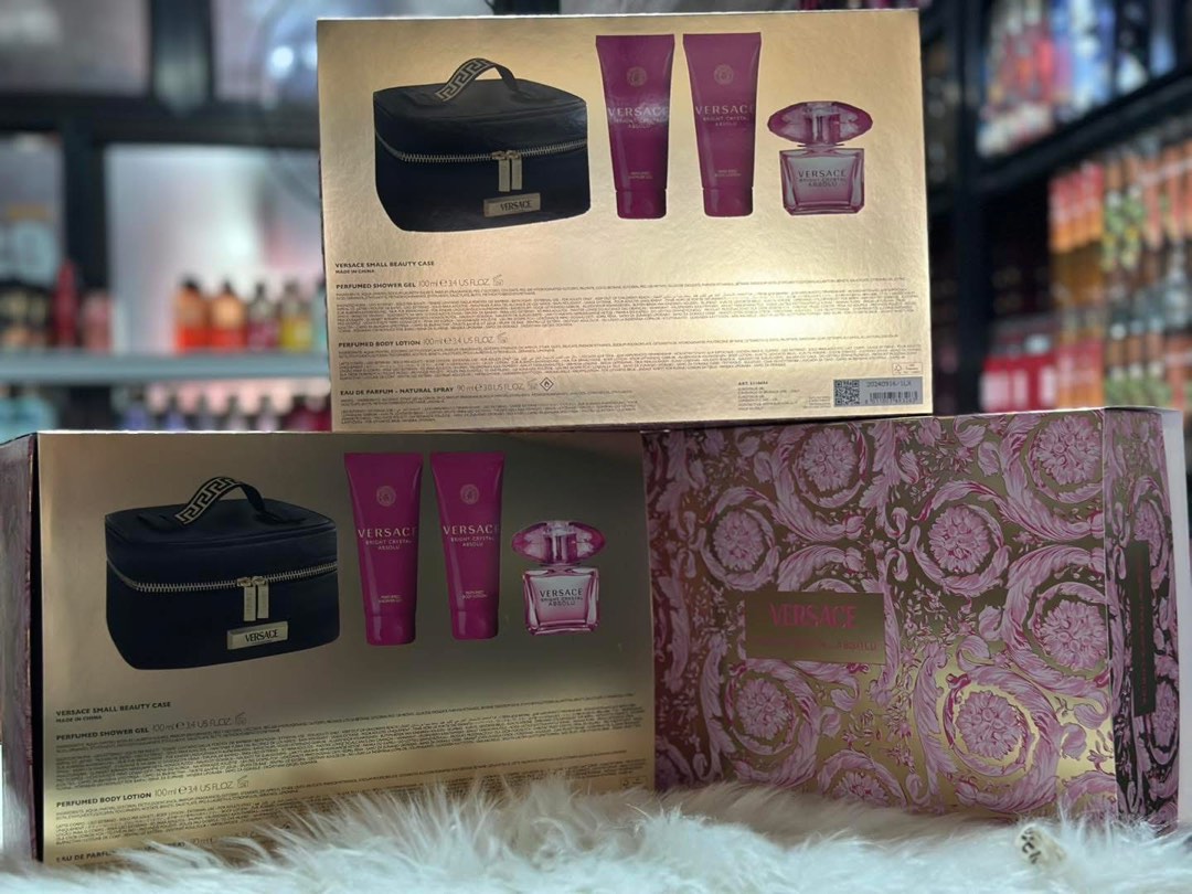 Bright Crystal Absolu Set 90ml Edp / 100ml Bath & Shower Gel+100ml Body ...