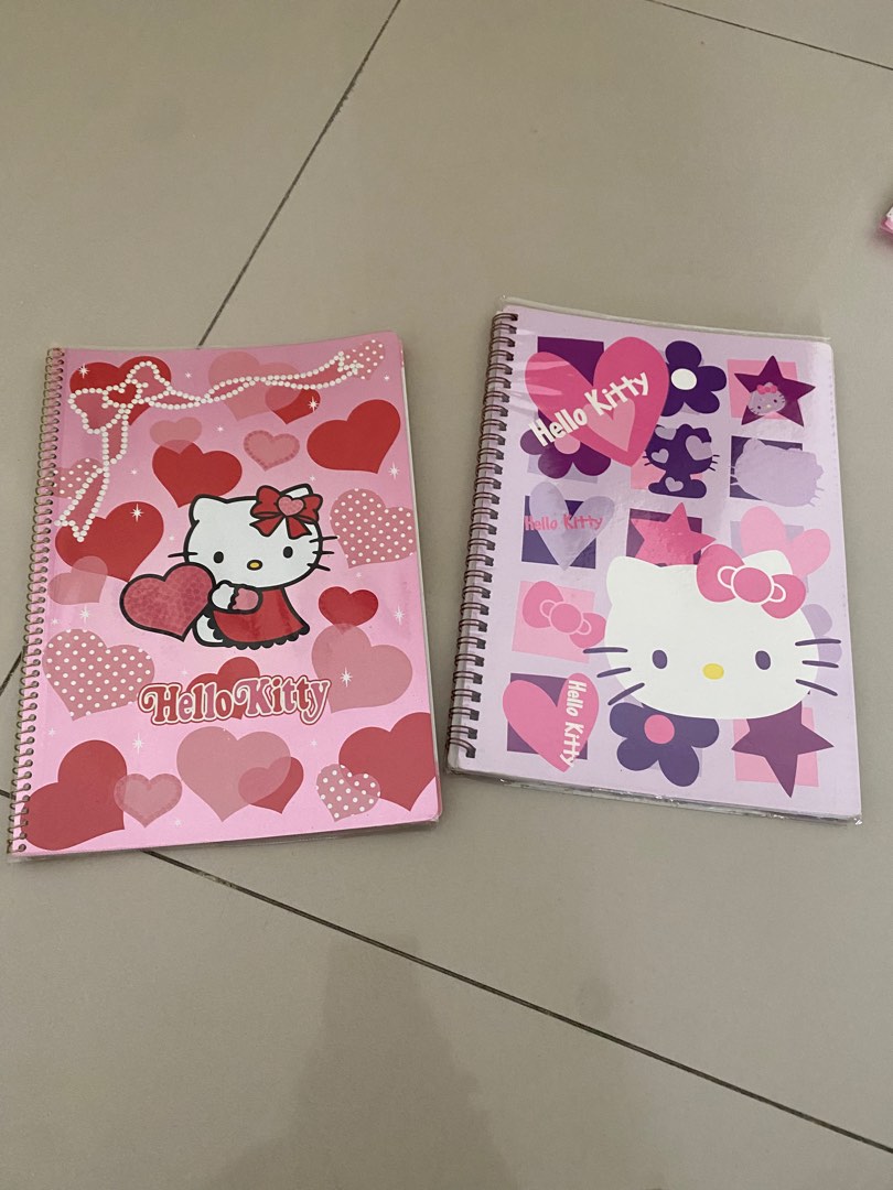 buku tulis baru hello kitty 2 biji asli jepang, Buku & Alat Tulis, Buku ...
