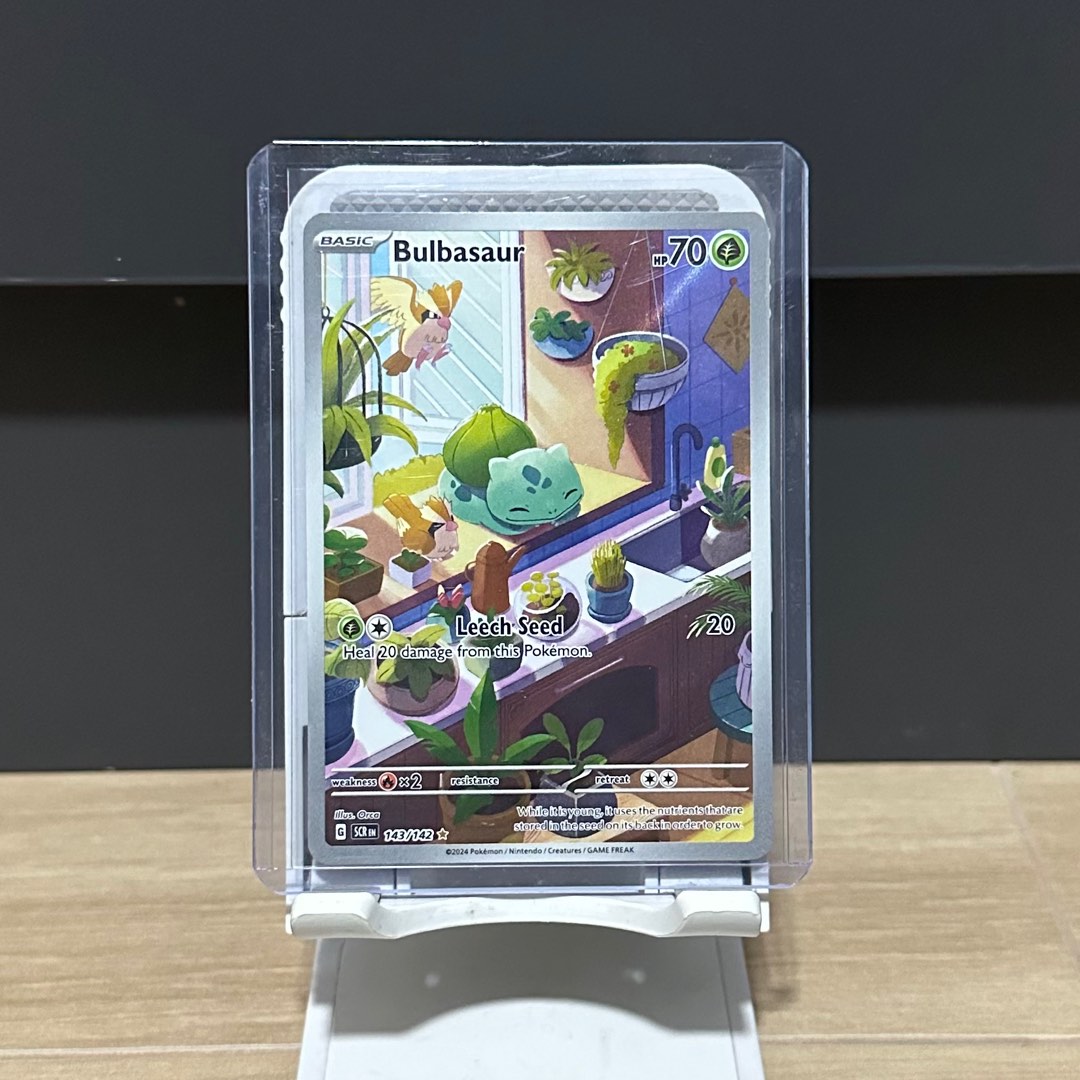 bulbasaur IR stellar crown, Hobbies & Toys, Toys & Games on Carousell