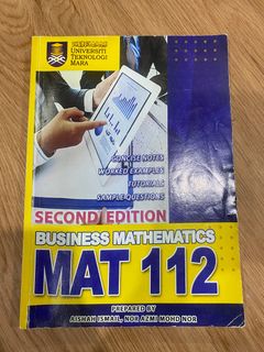 Business Mathematics Text Book, Hobbies & Toys, Books & Magazines ...
