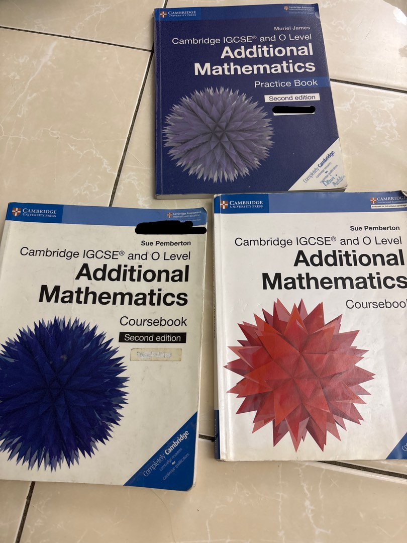 Cambridge Igcse Additional Mathematics Second Edition Coursebook And Practice Book Hobbies And Toys